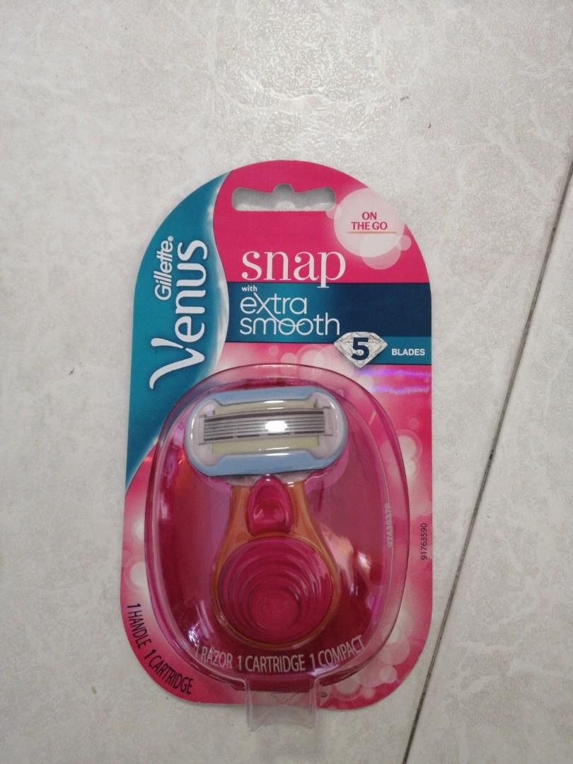 Gillette Venus Snap 5 blades, Beauty & Personal Care, Foot Care on ...