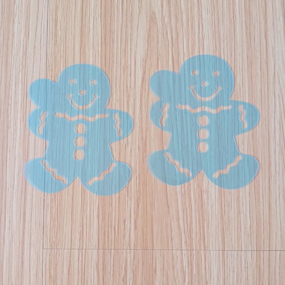 Gingerbread Cookie Stencils, Furniture & Home Living, Kitchenware ...