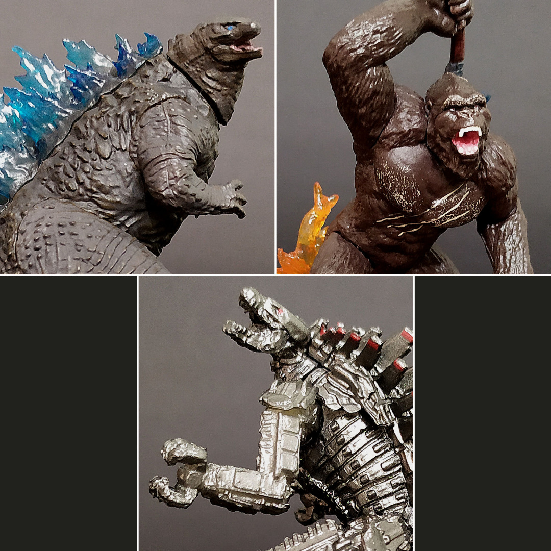 Godzilla 06 HG D+ High Grade Series Diorama+ King Kong Mechagodzilla ...