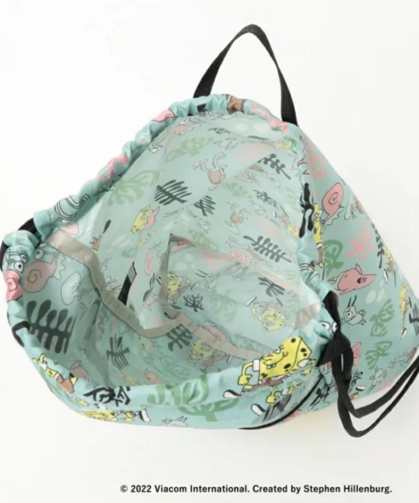 GREGORY Japan x SpongeBob x花井祐介 x BEAMSMEN ADVENTURE LIGHT Knapsack Bag ...