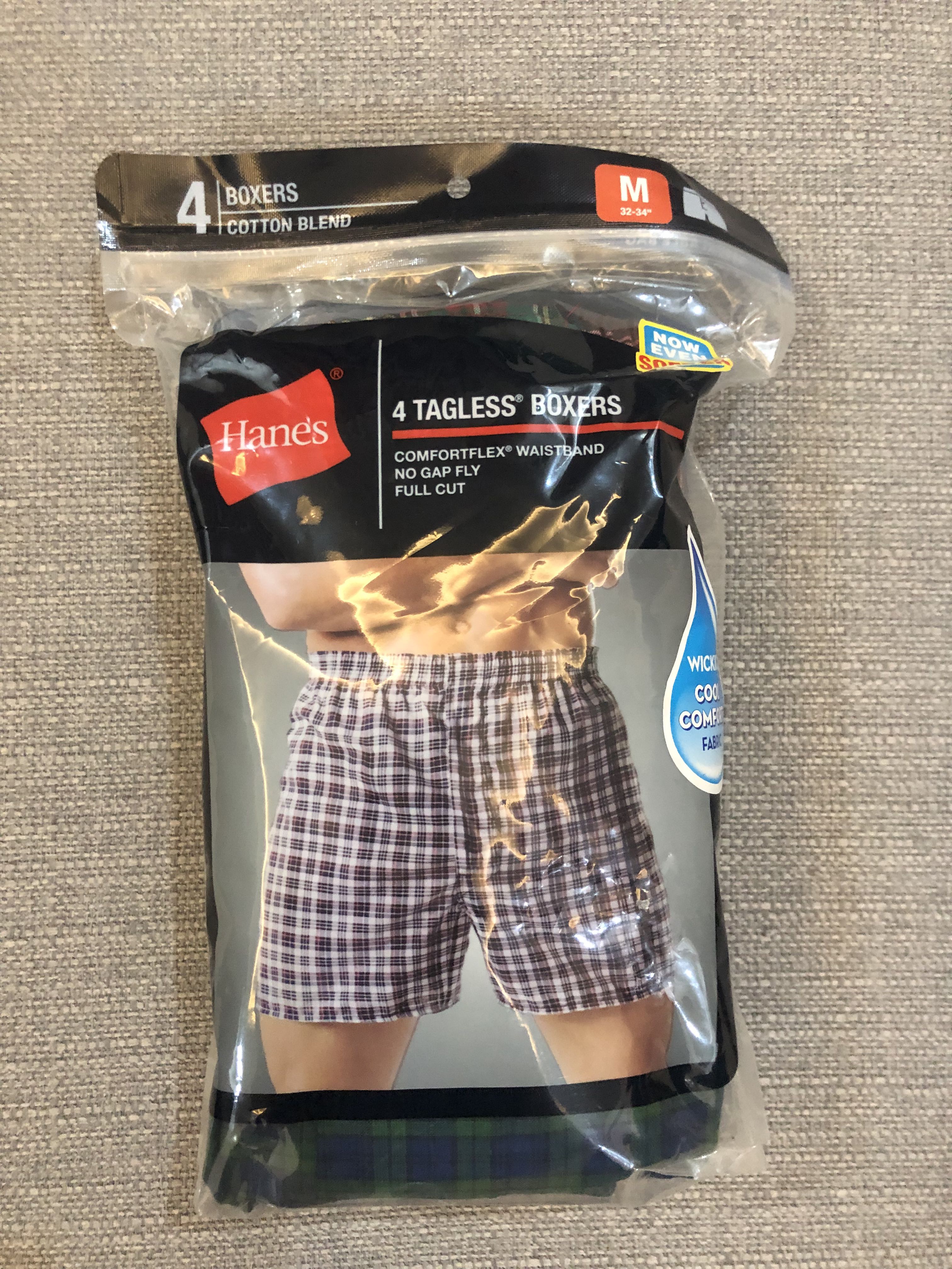 Repriced Hanes Tagless Boxers Pack 4 Pcs On Carousell