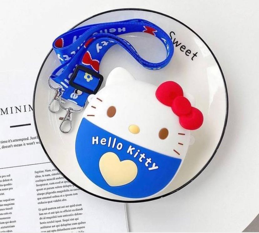 Hello Kitty Silicon Sling w detachable strap, Hobbies & Toys ...