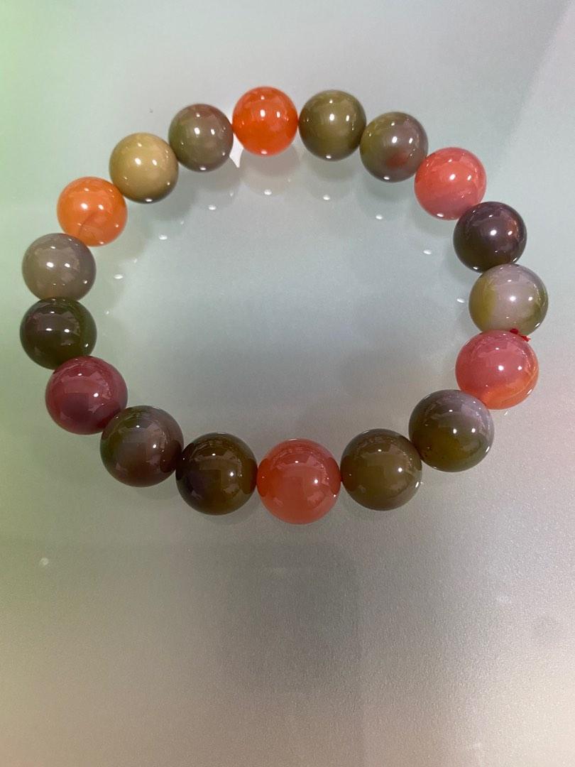 [High Grade ] translucent Yan yuan Agate 10.9mm-11mm 玉化盐源玛瑙, Women's ...
