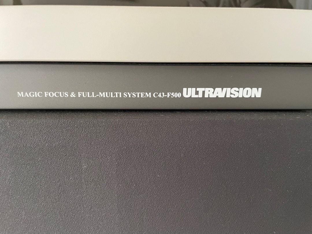 Hitachi c43-f500 ultravision, TV & Home Appliances, TV & Entertainment ...