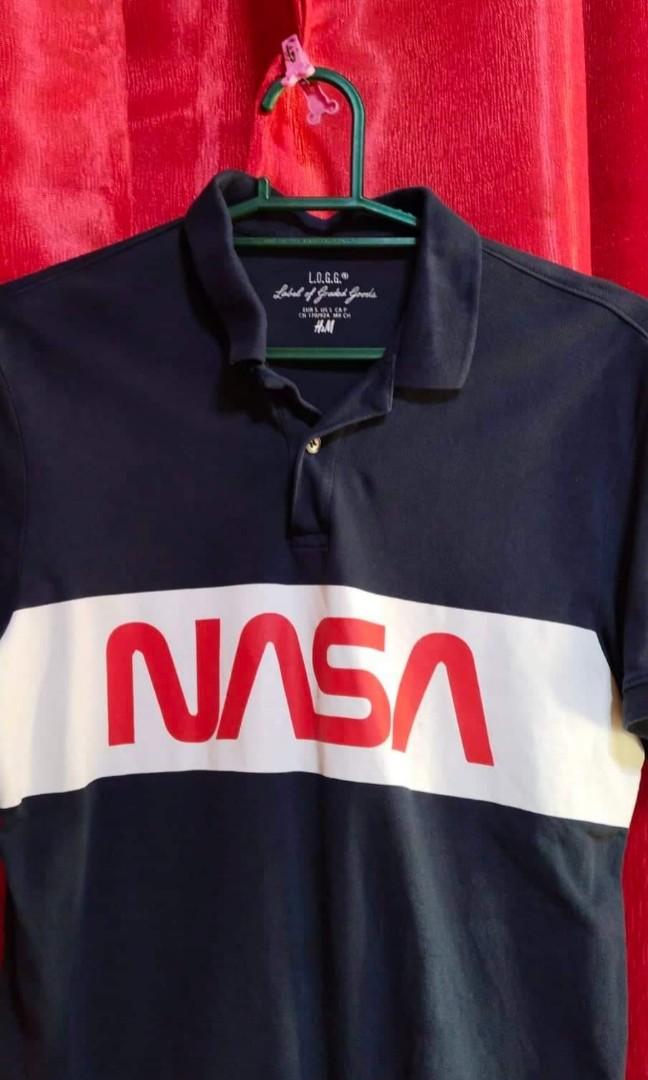 H&M nasa, Men's Fashion, Tops & Sets, Tshirts & Polo Shirts on Carousell