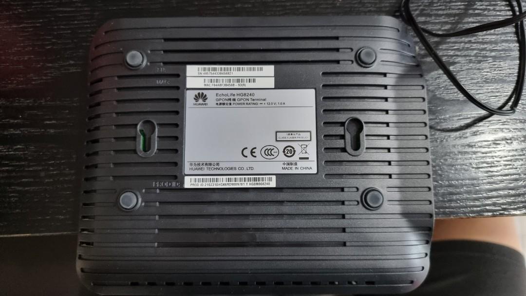 Huawei Echolife HG8240 ONT modem, Computers & Tech, Parts & Accessories ...