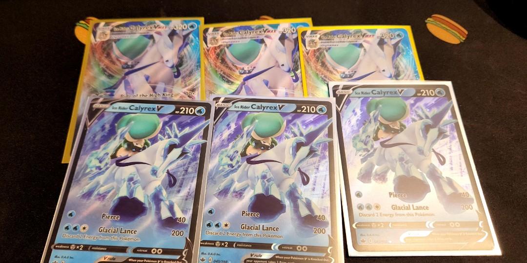 ICE RIDER V AND VMAX POKEMON TCG DECK BUILDING WATER, Hobbies & Toys ...