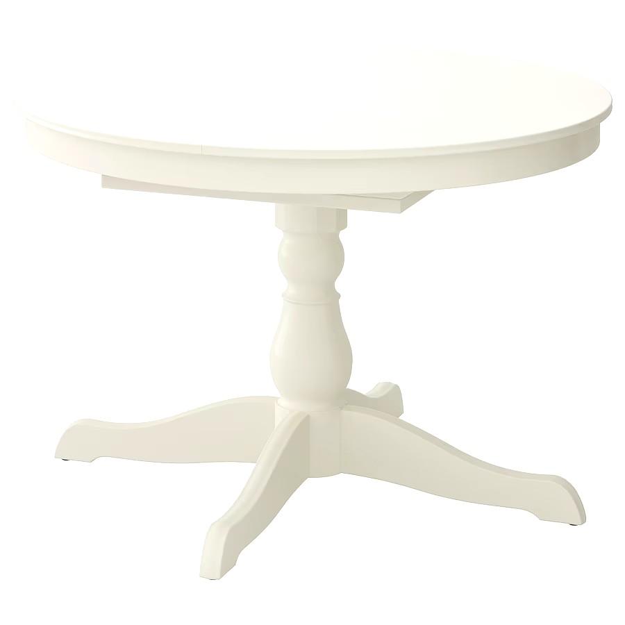 Ikea INGATORP extendable round table, Furniture & Home Living ...