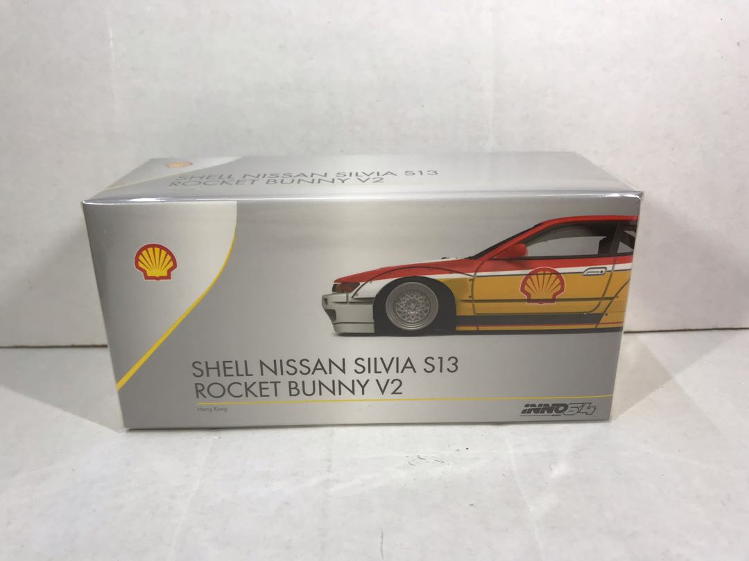 Inno64 x Shell Nissan Silvia S13 Rocket Bunny V2 inno, 興趣及遊戲, 玩具 & 遊戲類 ...