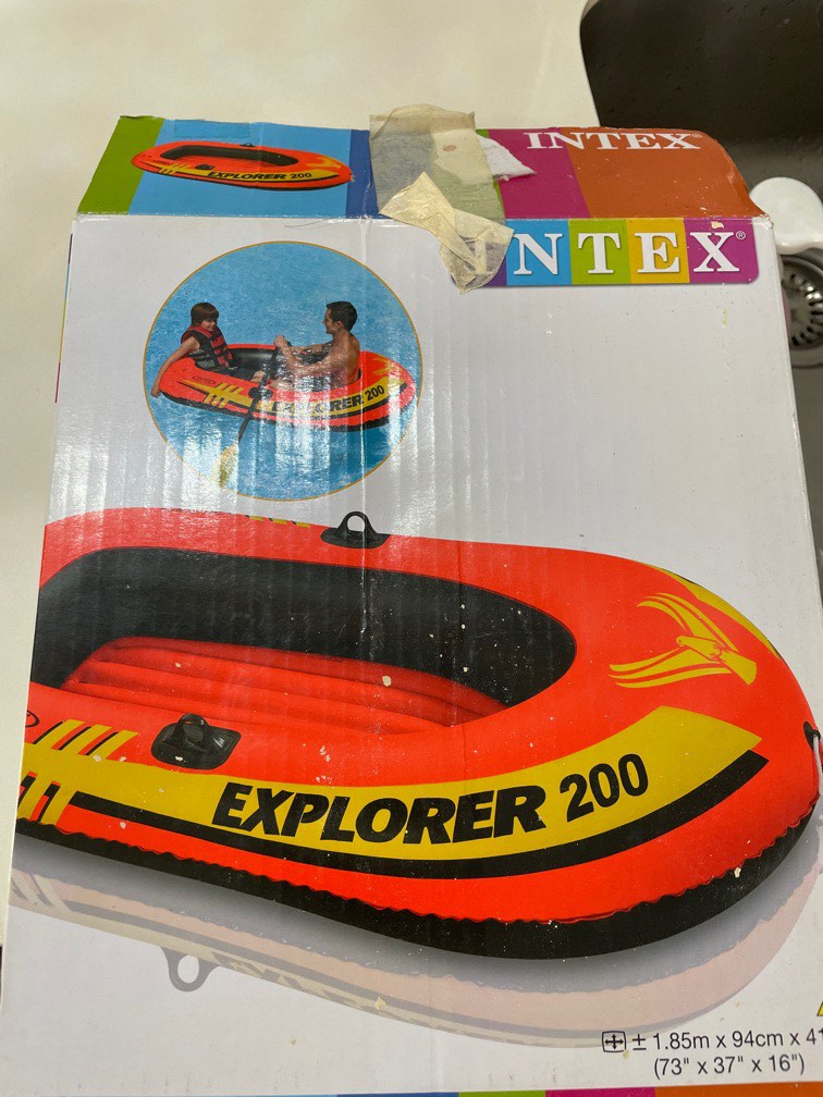 Intex explorer 200 boat, Sports Equipment, Other Sports Equipment and ...