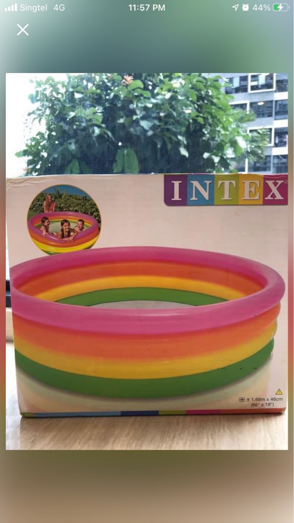 Intex Four Ring Inflatable Pool BNIB, Hobbies & Toys, Toys & Games on ...
