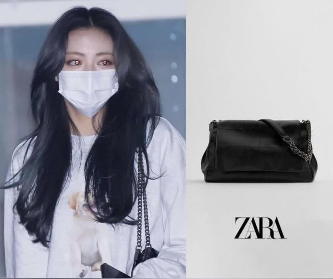 ITZY Yuna Zara Rocker Shoulder bag, Women's Fashion, Bags & Wallets ...