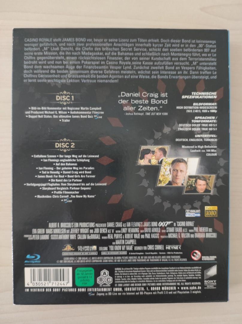 James Bond 007 Casino Royale - Deluxe Edition Blu-ray, Hobbies & Toys, Music & Media, CDs & DVDs ...