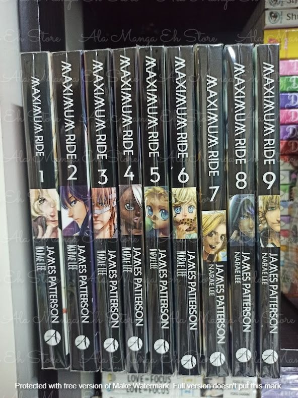 James Patterson Maximum Ride Manga Series 9 Books Collection Set ...