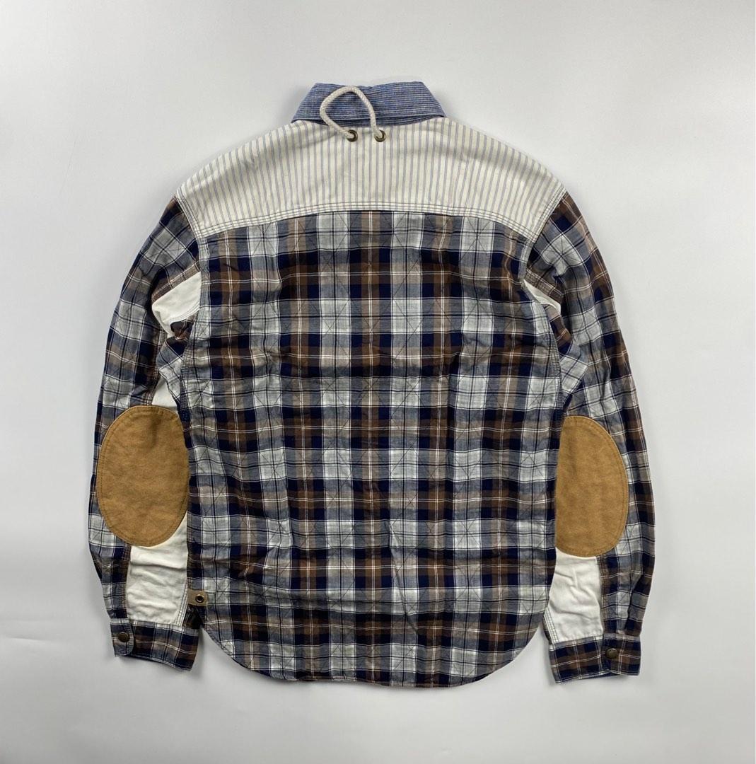 Junya Watanabe x CDG Plaid Shirt, Men's Fashion, Tops & Sets, Formal ...
