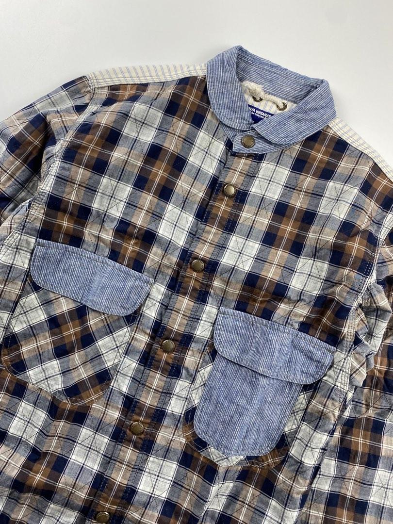 Junya Watanabe x CDG Plaid Shirt, Men's Fashion, Tops & Sets, Formal ...