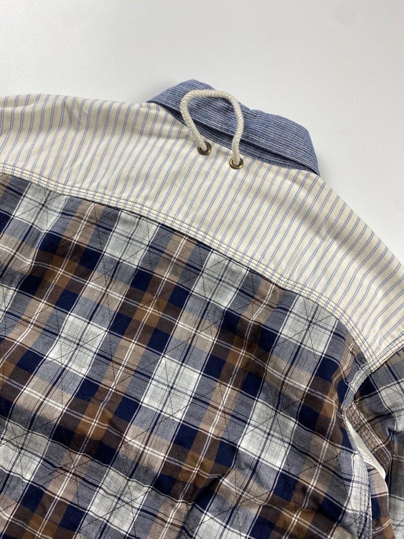 Junya Watanabe x CDG Plaid Shirt, Men's Fashion, Tops & Sets, Formal ...