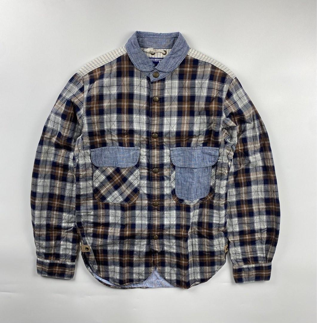 Junya Watanabe x CDG Plaid Shirt, Men's Fashion, Tops & Sets, Formal ...