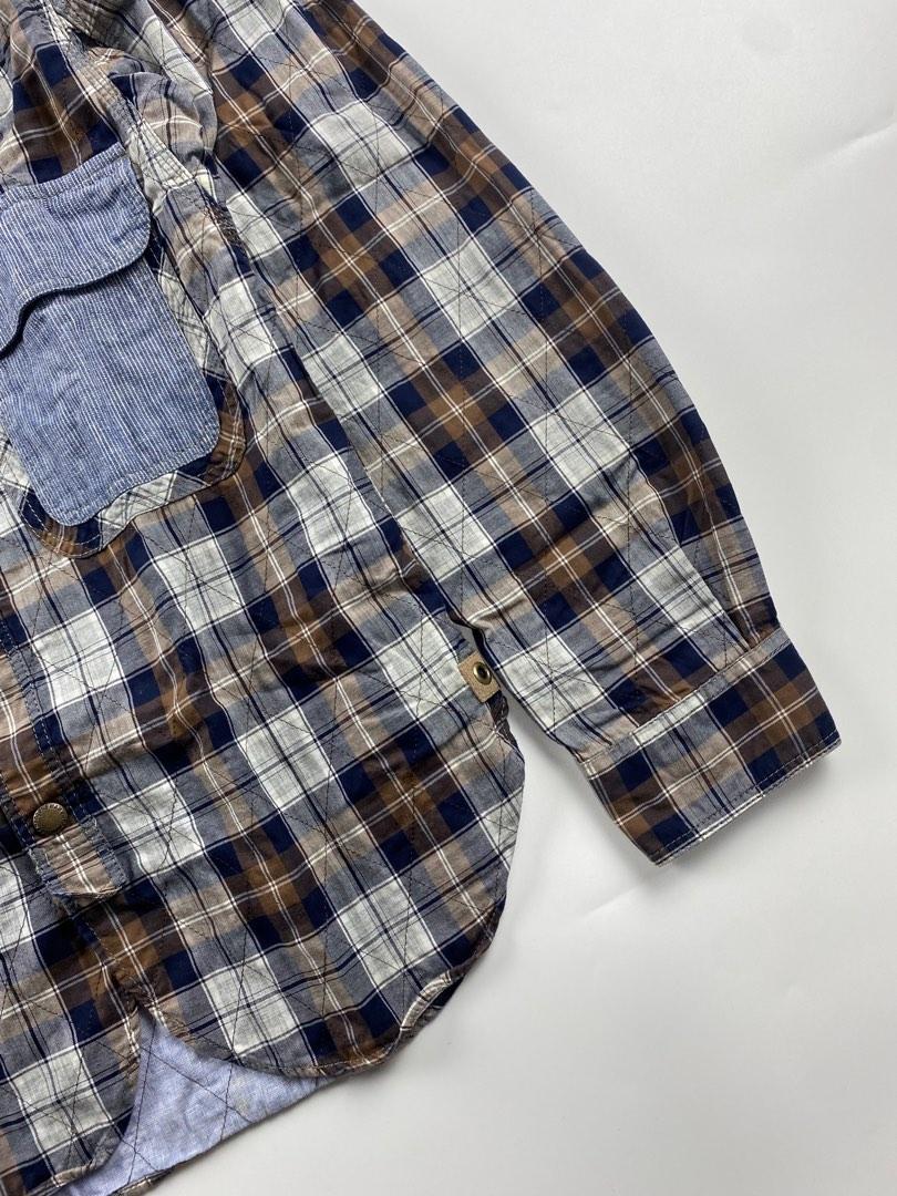 Junya Watanabe x CDG Plaid Shirt, Men's Fashion, Tops & Sets, Formal ...