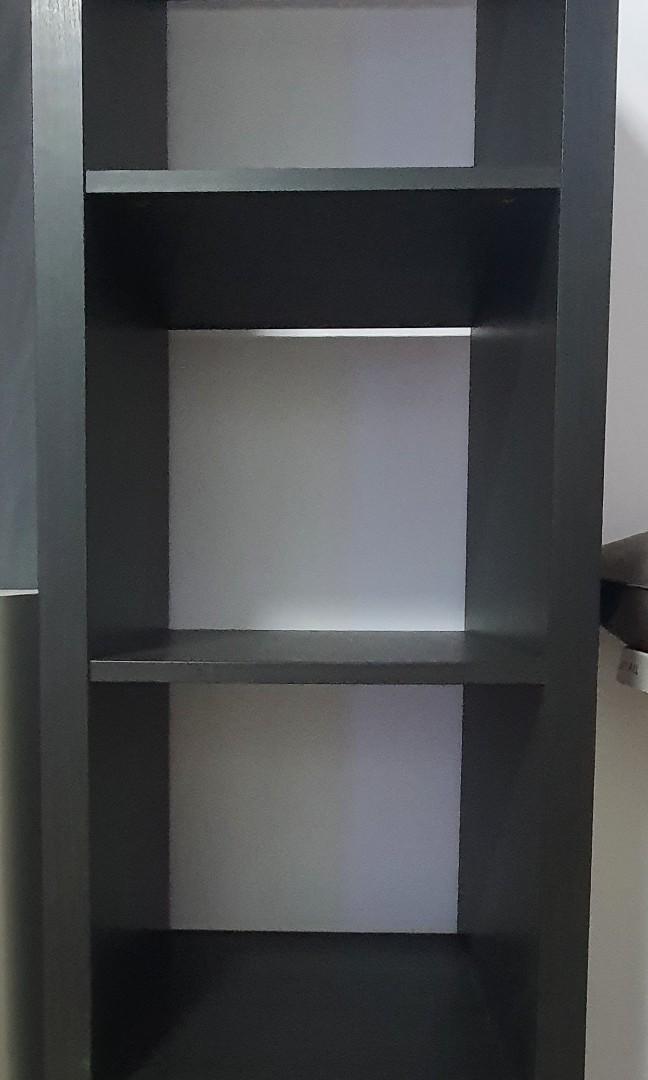 Kallax rack dark brown, Furniture & Home Living, Furniture, Shelves ...