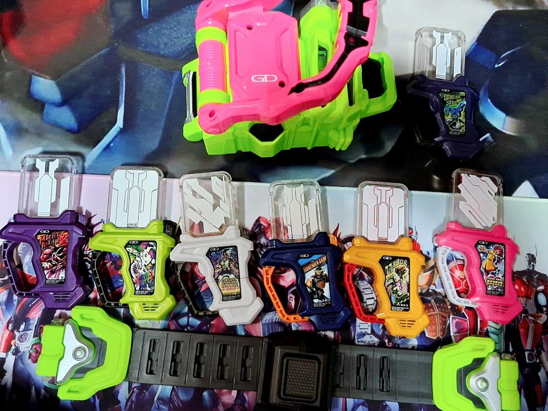 Kamen Rider Ex-Aid - DX Gamer Driver w Proto Mighty Action X & Shakariki Sports Gashat, Hobbies ...
