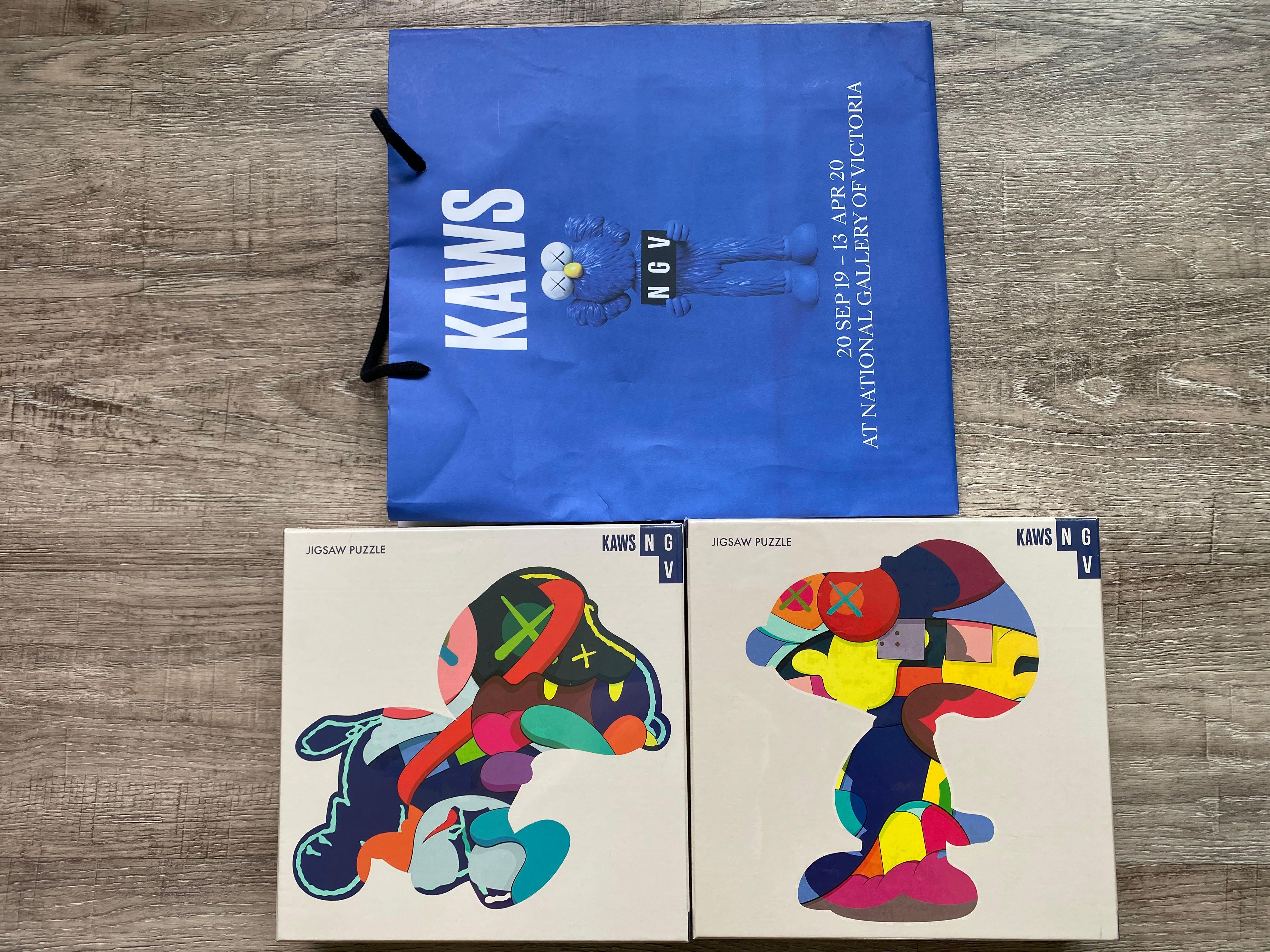 Kaws NGV jigsaw puzzle, Hobbies & Toys, Stationery & Craft, Art ...