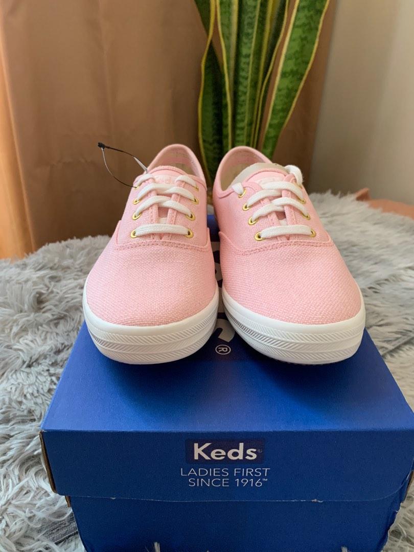 Keds Rose Pink Canvas Sneakers, Women's Fashion, Footwear, Sneakers on ...