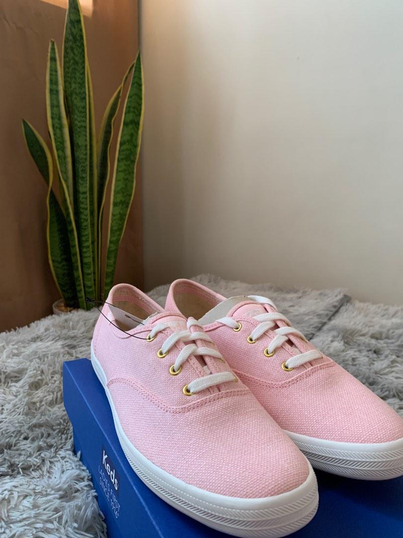 Keds Rose Pink Canvas Sneakers, Women's Fashion, Footwear, Sneakers on ...