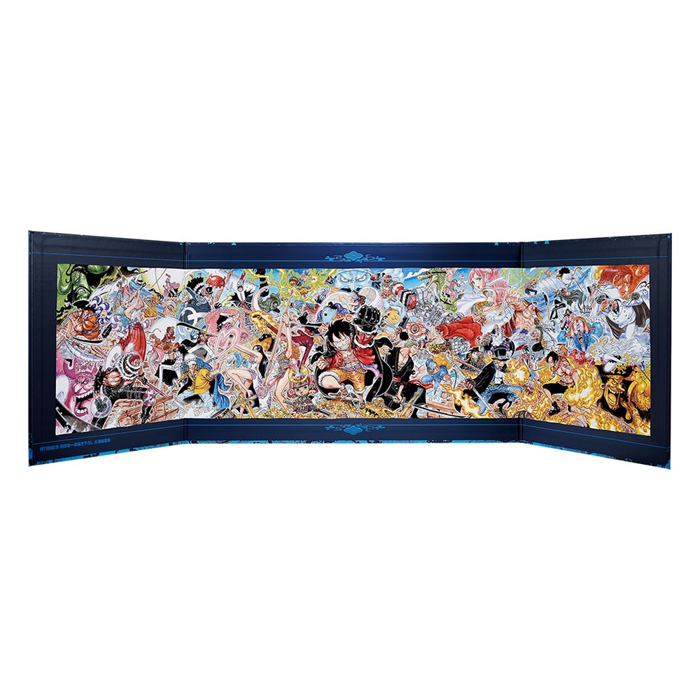 Kuji one piece the great pirates 100 landscape illustration art box ...