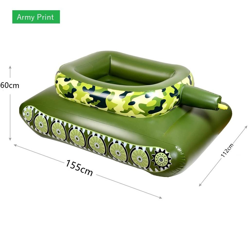 Large beach tank shoot water inflatable float swimming pool party raft ...