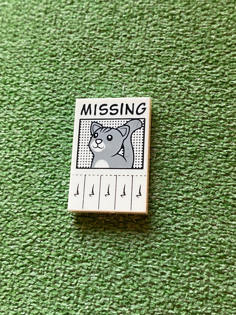 Lego missing cat tile, Hobbies & Toys, Toys & Games on Carousell