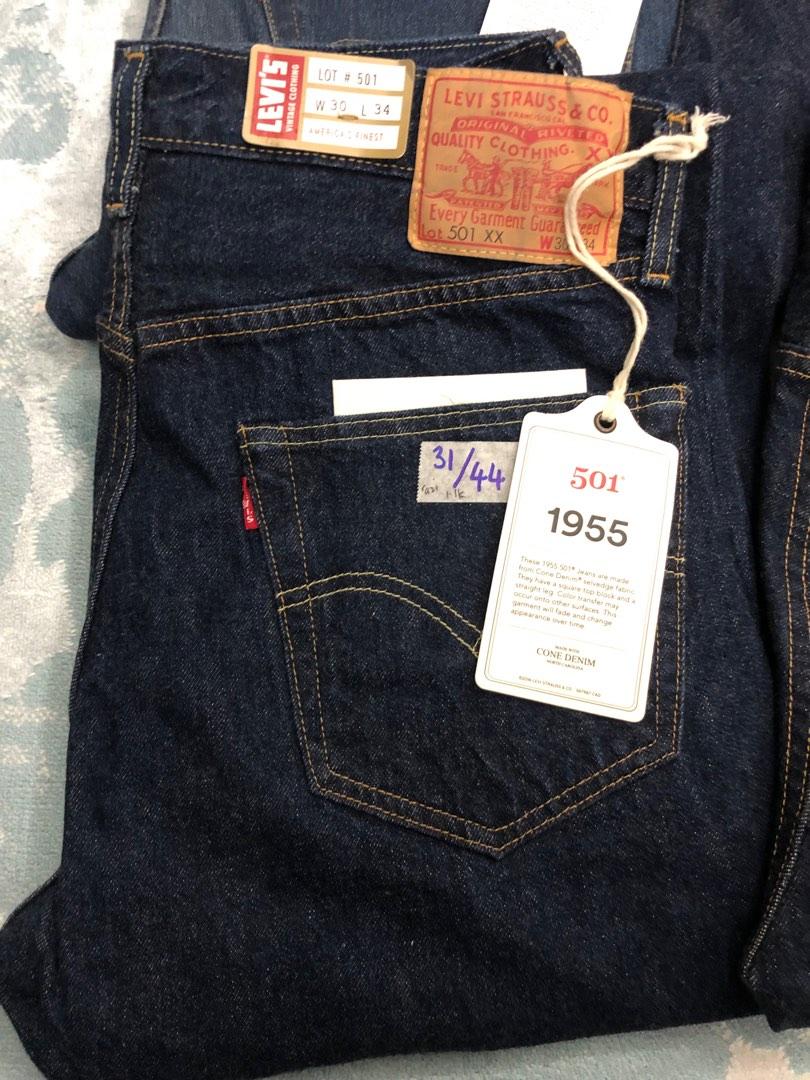Levis Vintage Clothing (LVC) Model 1947, 1954 & 1955 Big E Selvedge ...