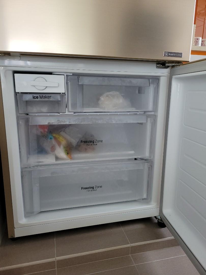 LG gold fridge, TV & Home Appliances, Kitchen Appliances, Refrigerators ...