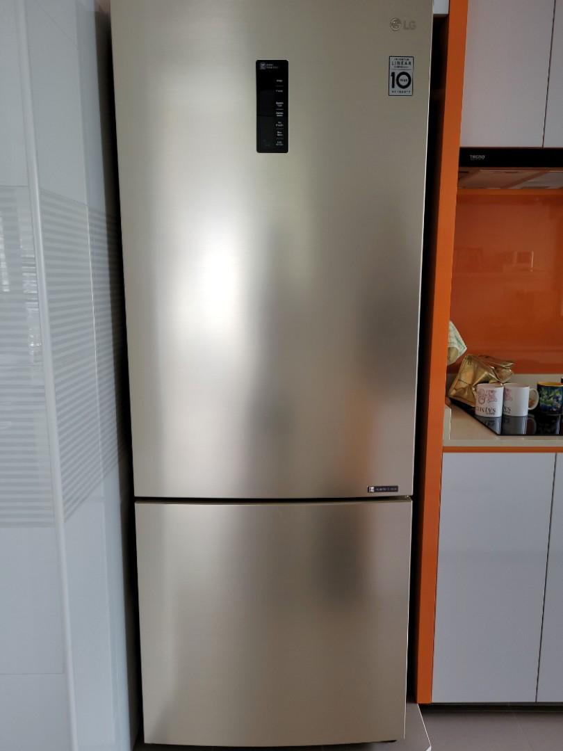 LG gold fridge, TV & Home Appliances, Kitchen Appliances, Refrigerators & Freezers on Carousell