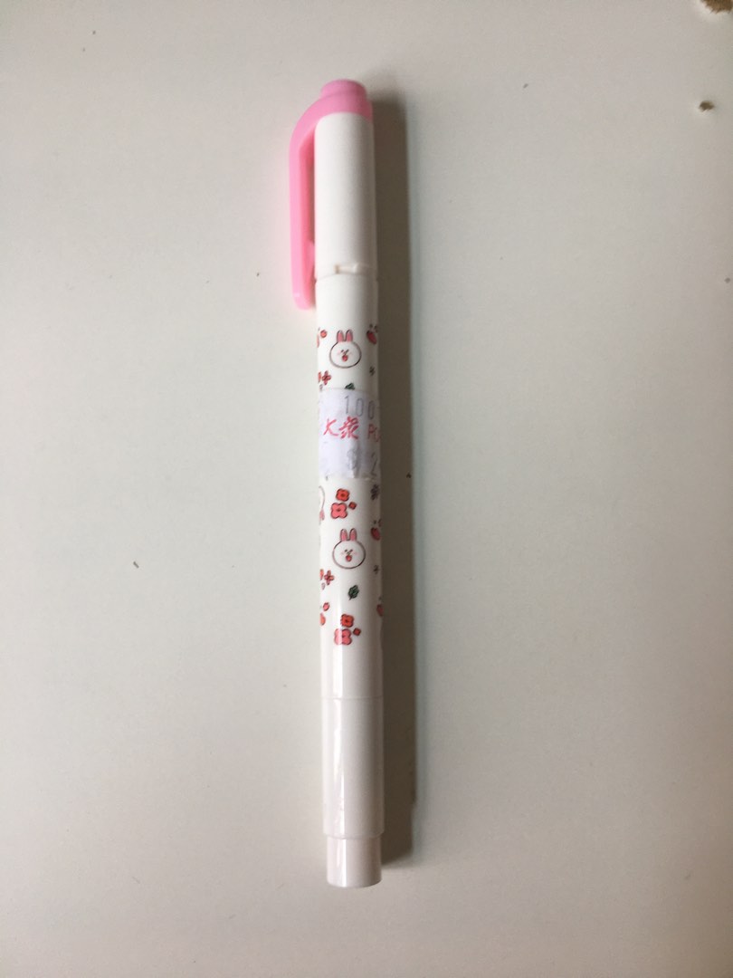 Limited Edition Line Friends Pink Mildliner Highlighter, Hobbies & Toys ...