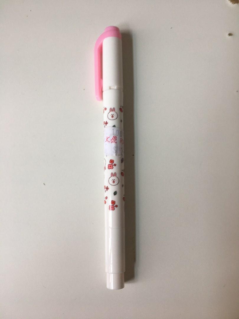 Limited Edition Line Friends Pink Mildliner Highlighter, Hobbies & Toys ...