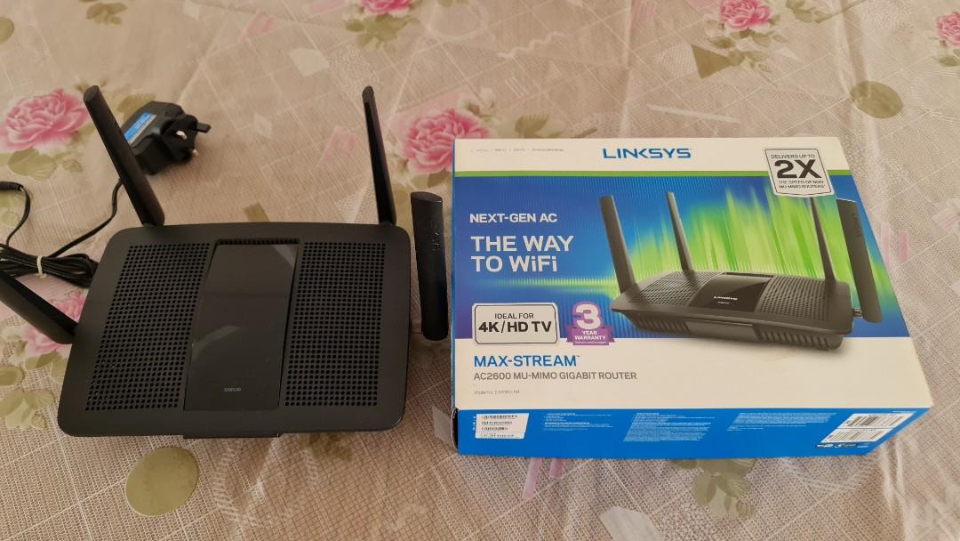 Linksys WiFi Router, Computers & Tech, Parts & Accessories, Networking on Carousell