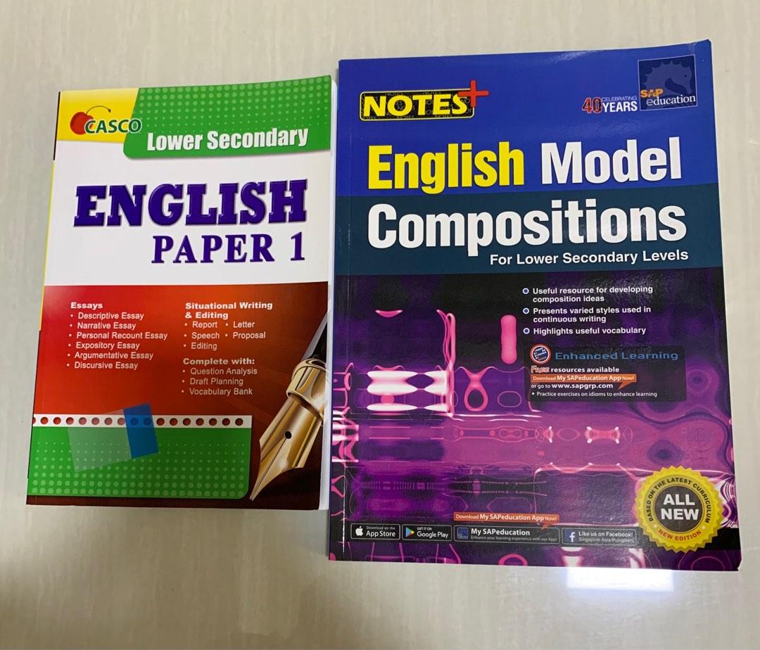 Lower secondary compositions English paper 1, Hobbies & Toys, Books ...