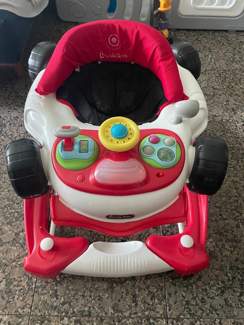 Lucky Baby Race Car Walker, Babies & Kids, Infant Playtime on Carousell