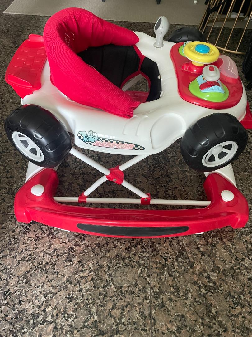 Lucky Baby Race Car Walker, Babies & Kids, Infant Playtime on Carousell