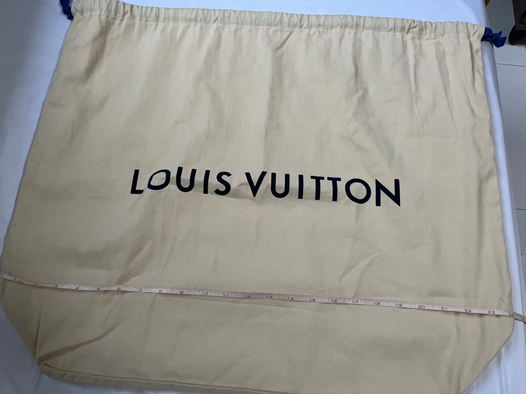 Lv dust bag 24X17 (+-) see photo, Luxury, Accessories on Carousell