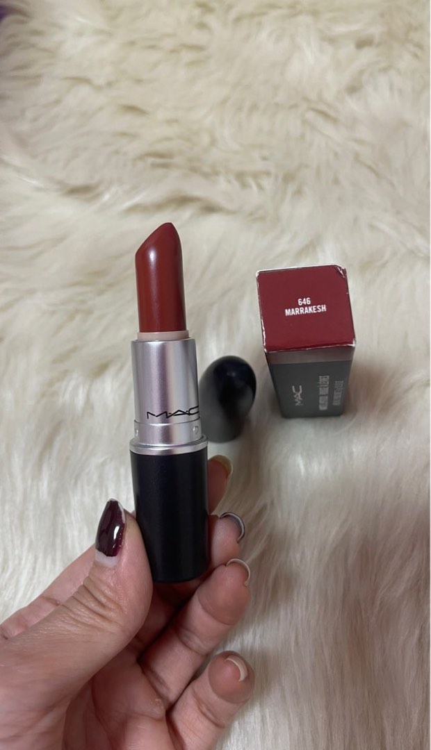 MAC Marrakesh lipstick, Beauty & Personal Care, Face, Makeup on Carousell