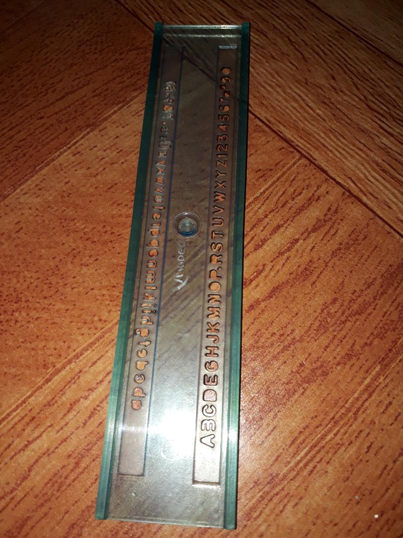 Maped 3mm Lettering Guide, Hobbies & Toys, Stationary & Craft ...