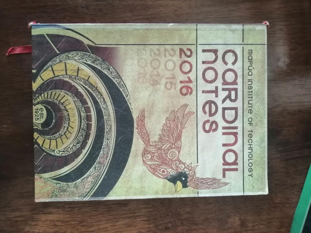 Mapua Cardinal Notes 2016, Hobbies & Toys, Books & Magazines, Textbooks ...