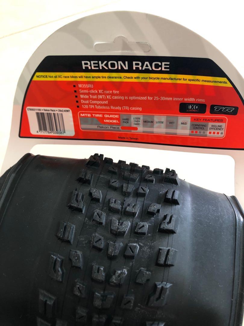 Maxxis Rekon Race 29x2.4WT, Sports Equipment, Bicycles & Parts, Parts ...