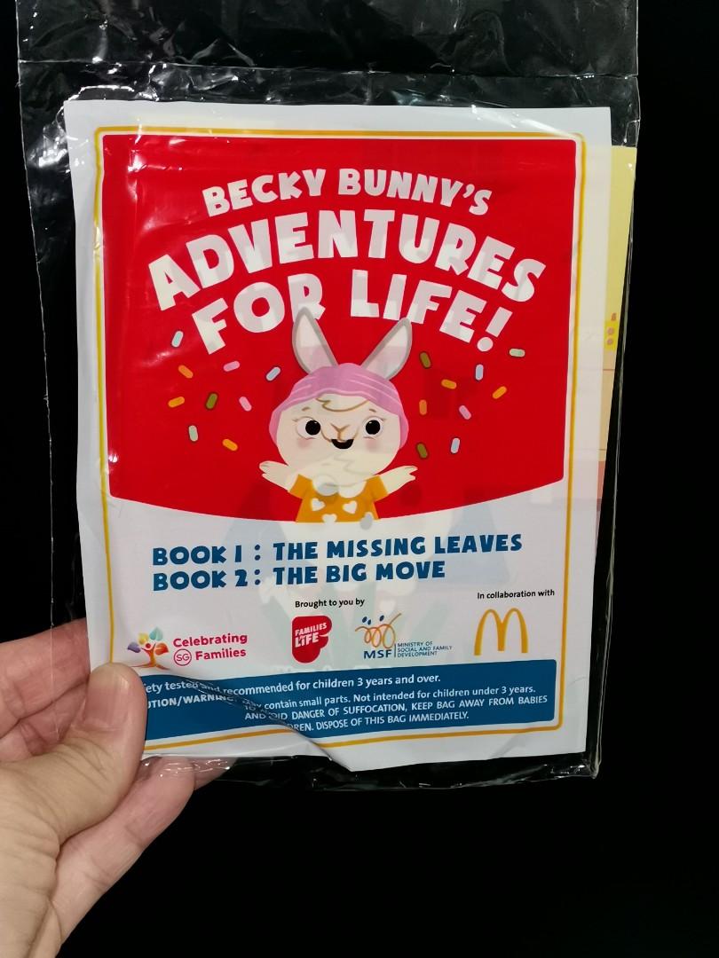 Mcd Happy Meal Becky Bunny's Book, Hobbies & Toys, Books & Magazines ...