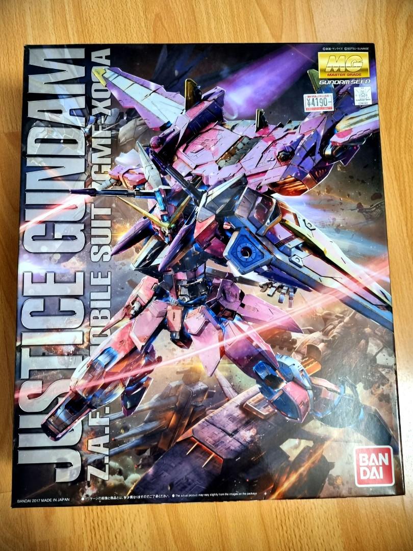 MG Justice Gundam, Hobbies & Toys, Toys & Games on Carousell