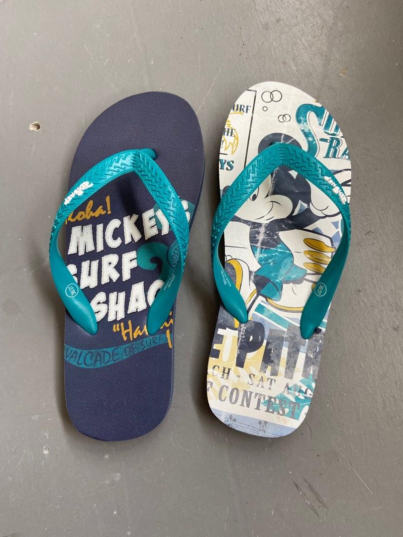 Mickey Mouse slippers, Women's Fashion, Footwear, Flipflops and Slides on Carousell