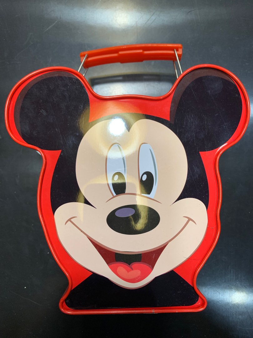 Mickey Mouse Steel container with handle, Hobbies & Toys, Toys & Games ...
