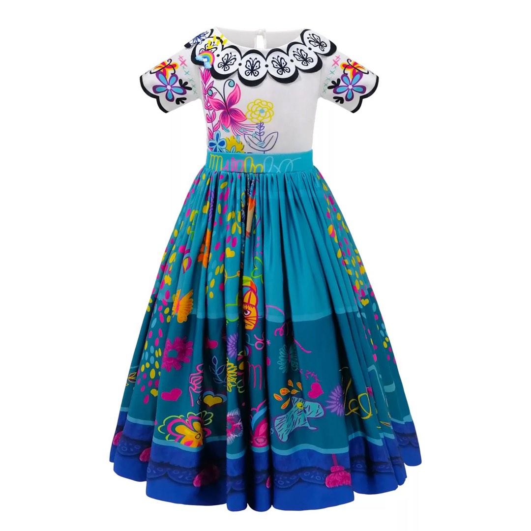 Mirabel/Encanto Full Costume, includes accessories, Hobbies & Toys ...
